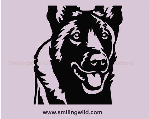 Jumping Dutch shepherd svg vector clip art, dog agility svg – Smiling ...
